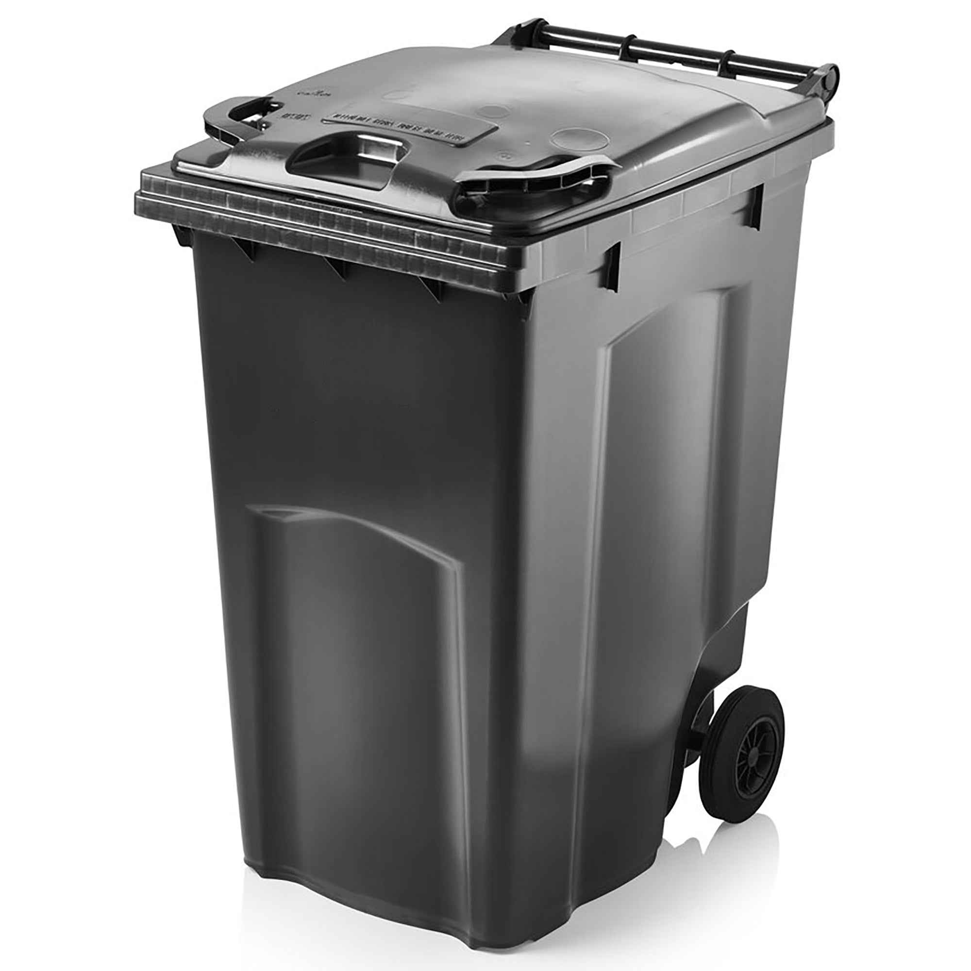 360L Litre Black/Grey Express Wheelie Bin for Recycle Waste