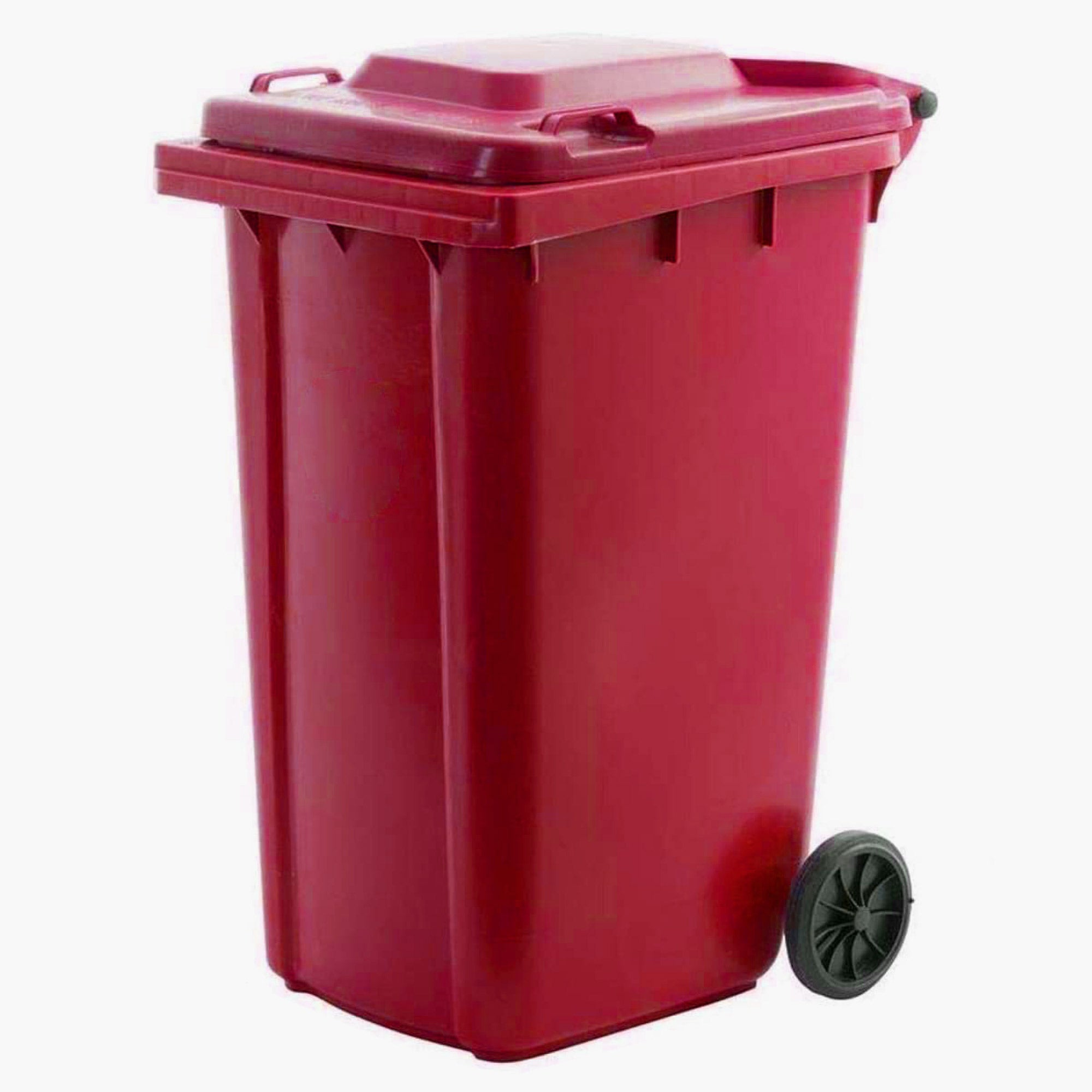 Red Express Wheelie Bin Domestic Commercial Business Waste